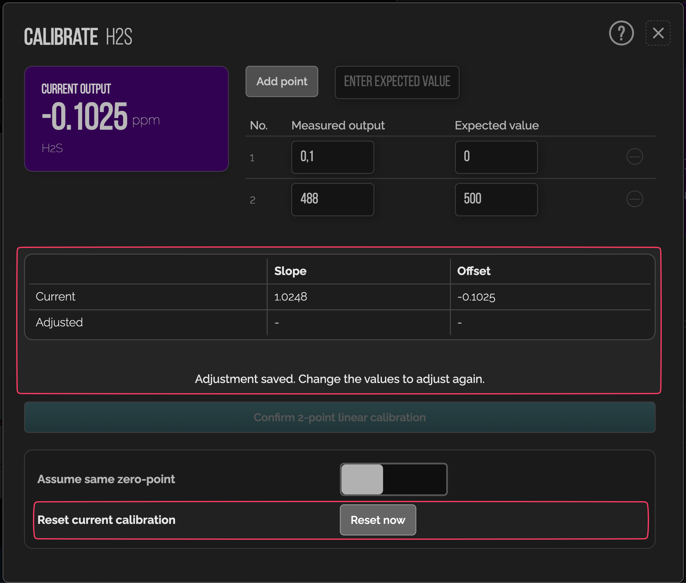 How do I reset an incorrect calibration? – Consibio Customer Portal